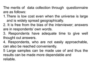 Methods of Data Collection - Primary, Secondary | PPT