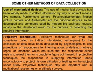 Methods of Data Collection - Primary, Secondary | PPT
