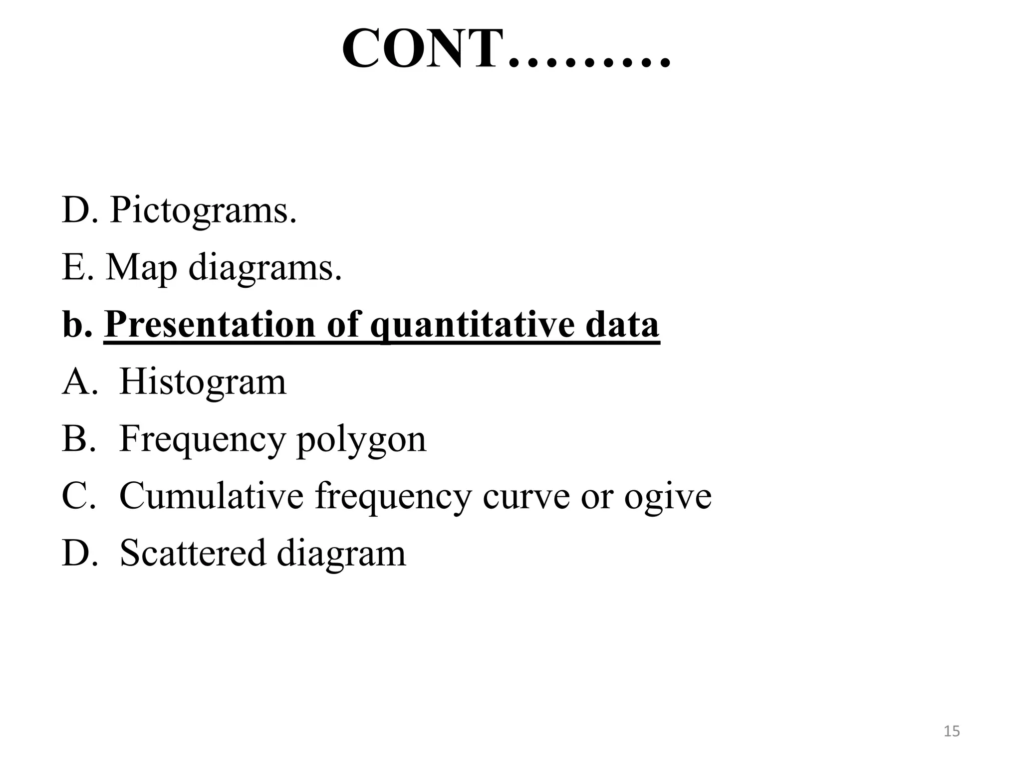 Methods of data presention | PPTX