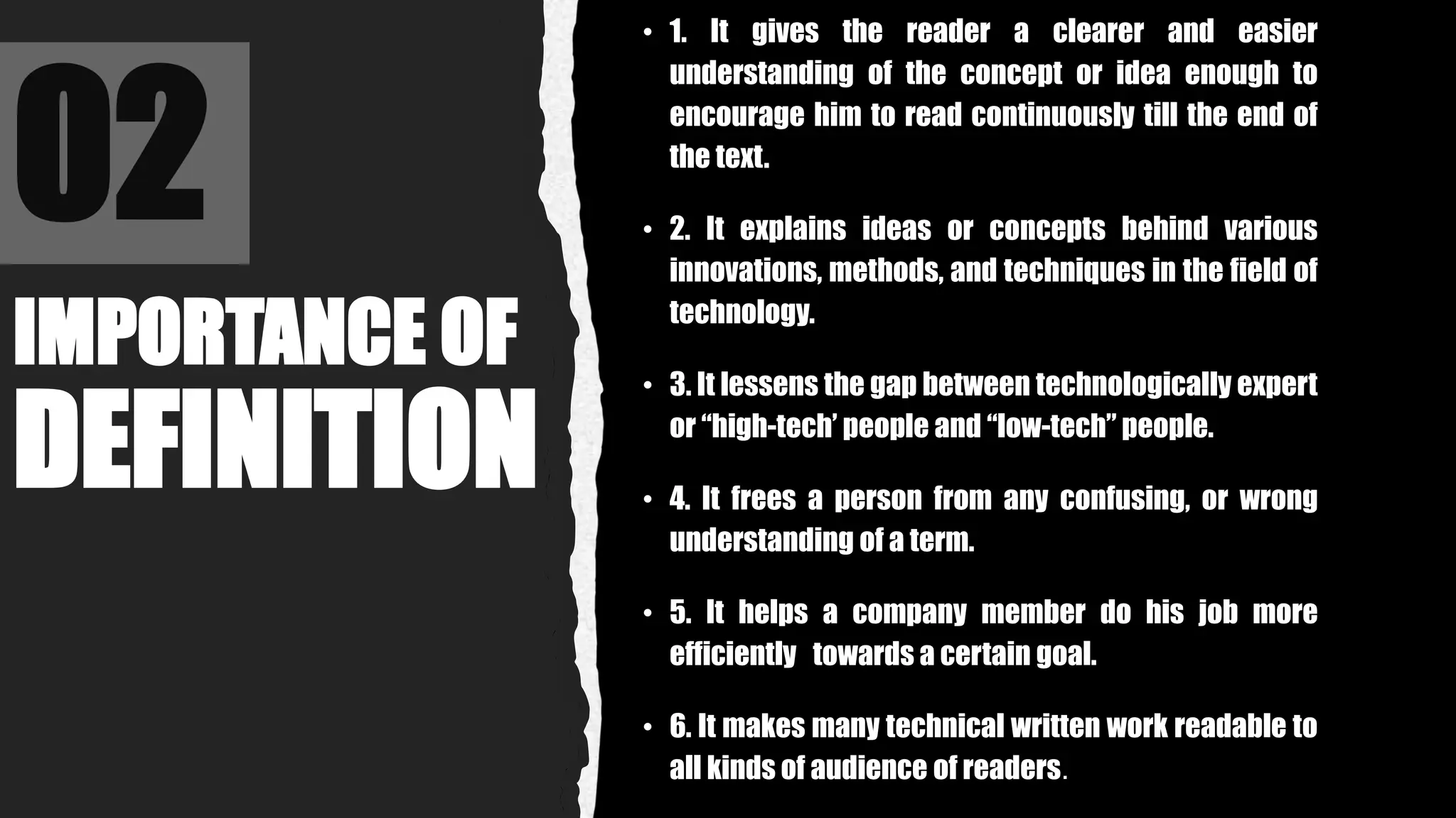 Definition purposes to know the real meaning of definition | PPT