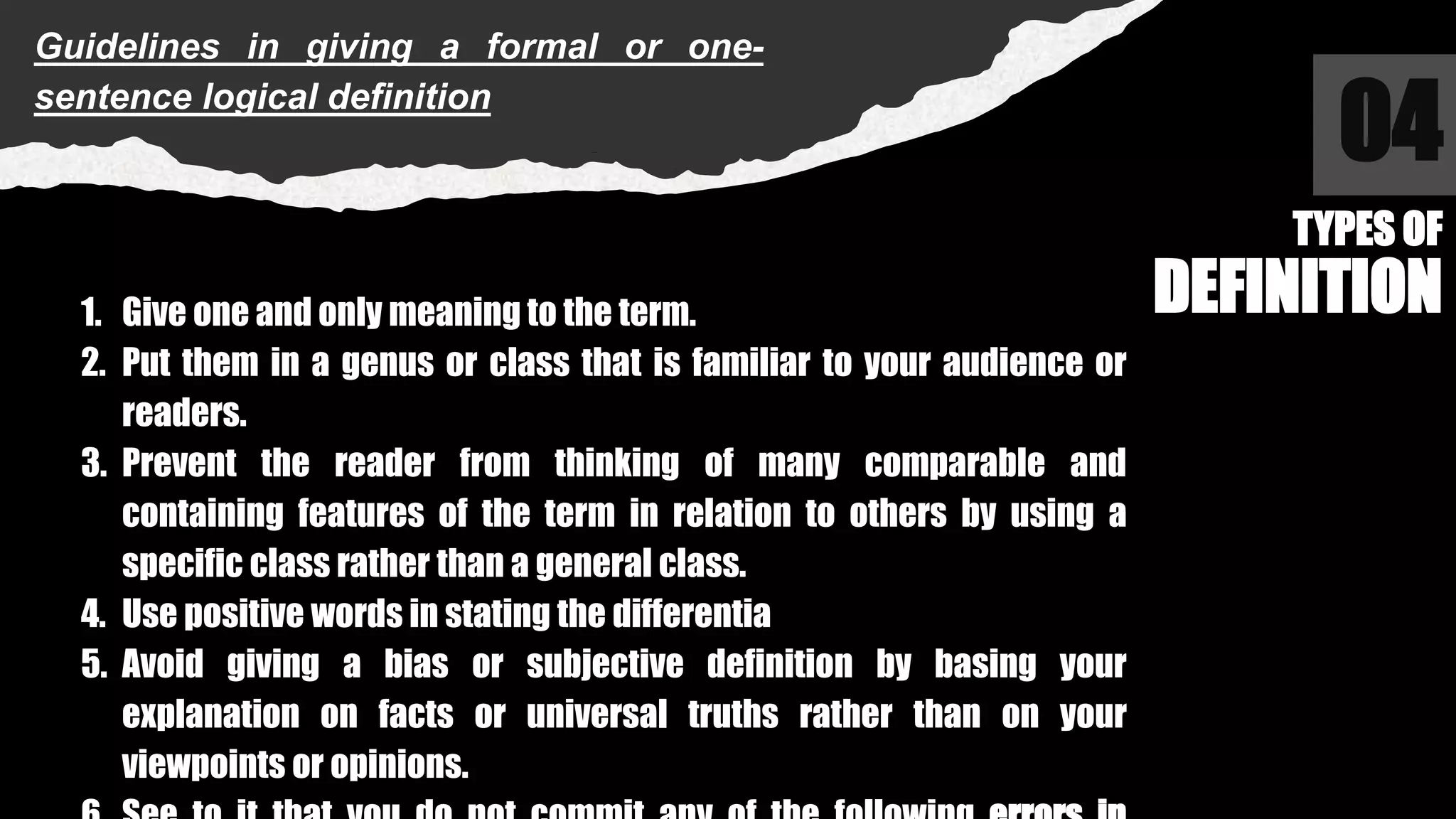 Methods of Definition | PPTX