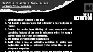 Methods of Definition | PPTX