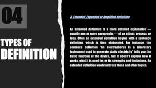 Methods of Definition | PPTX