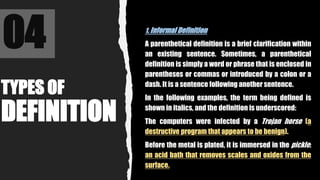 Methods of Definition | PPTX