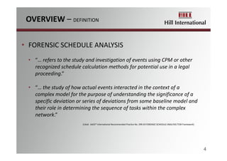 Methods of delay analysis | PDF