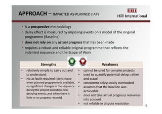 Methods of delay analysis | PDF