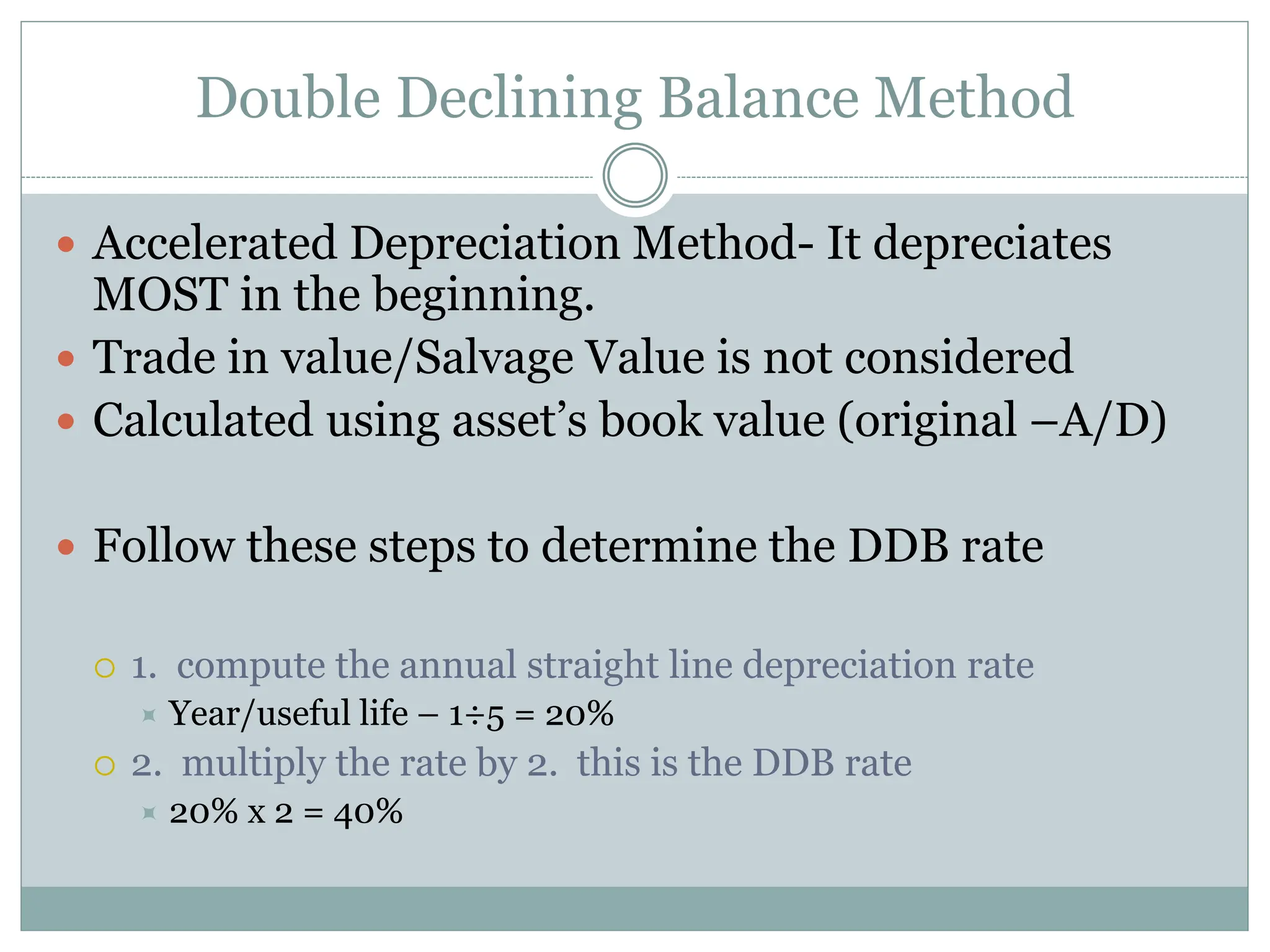 Methods of Depreciation Power Point Presentation.ppt