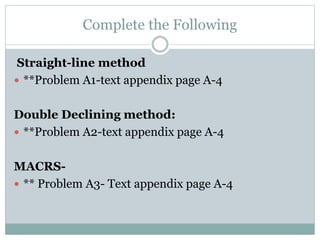 Methods of Depreciation Power Point Presentation.ppt