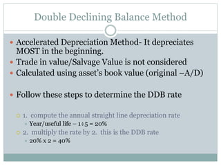 Methods of Depreciation Power Point Presentation.ppt