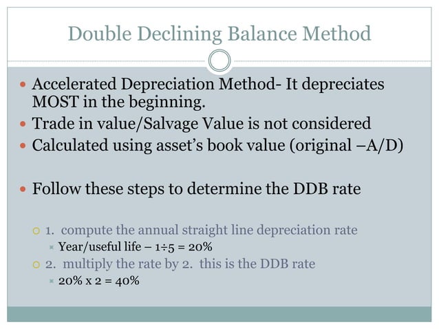 Methods of Depreciation Power Point Presentation.ppt