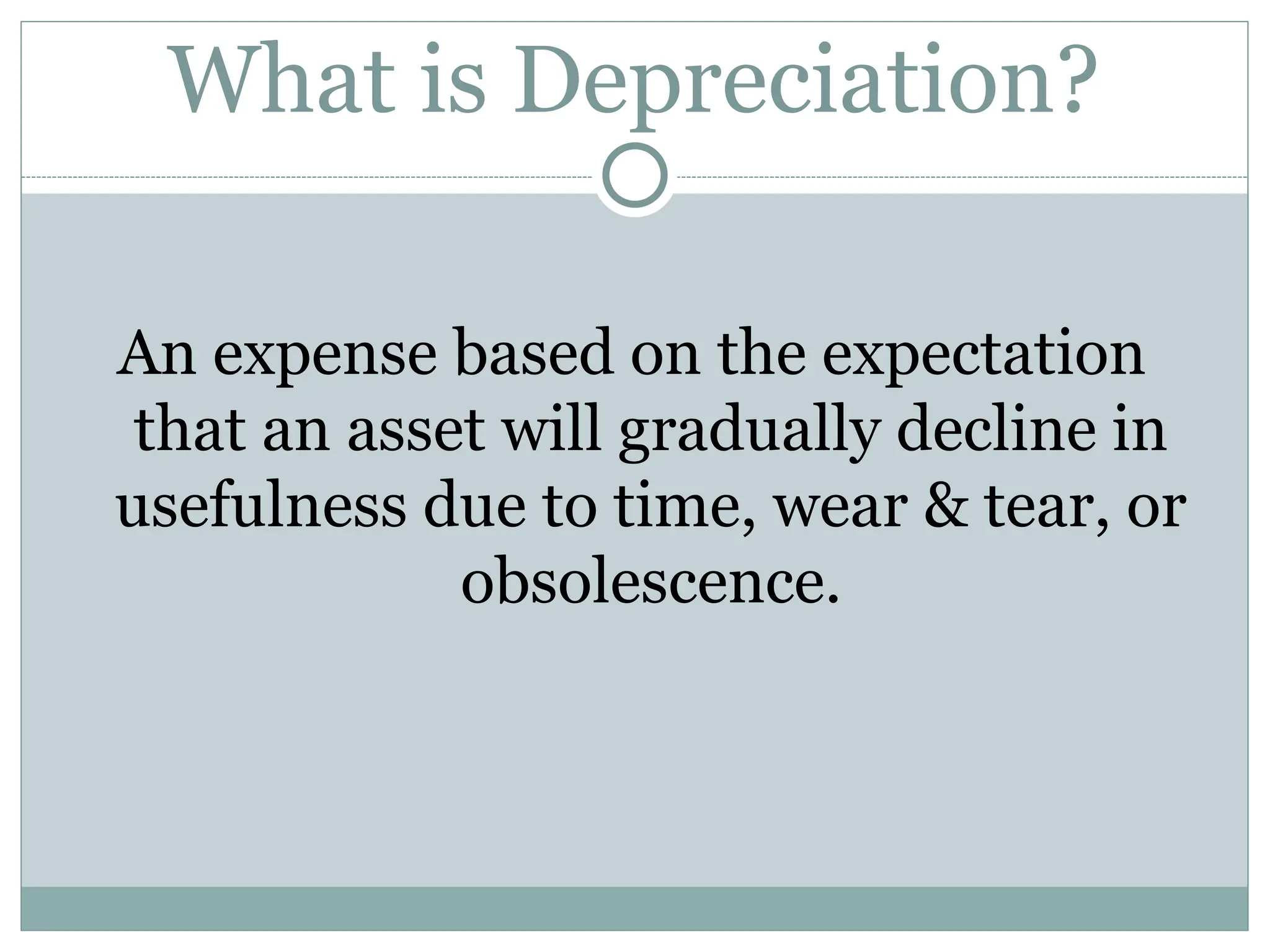 Methods of Depreciatio of engineering economics | PPT