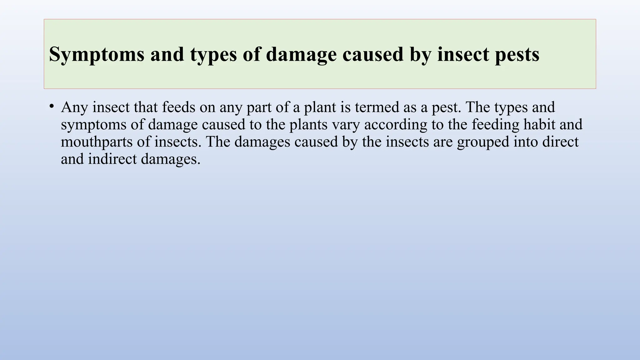 Methods of detection of insectsmpest pestpptx | PPTX