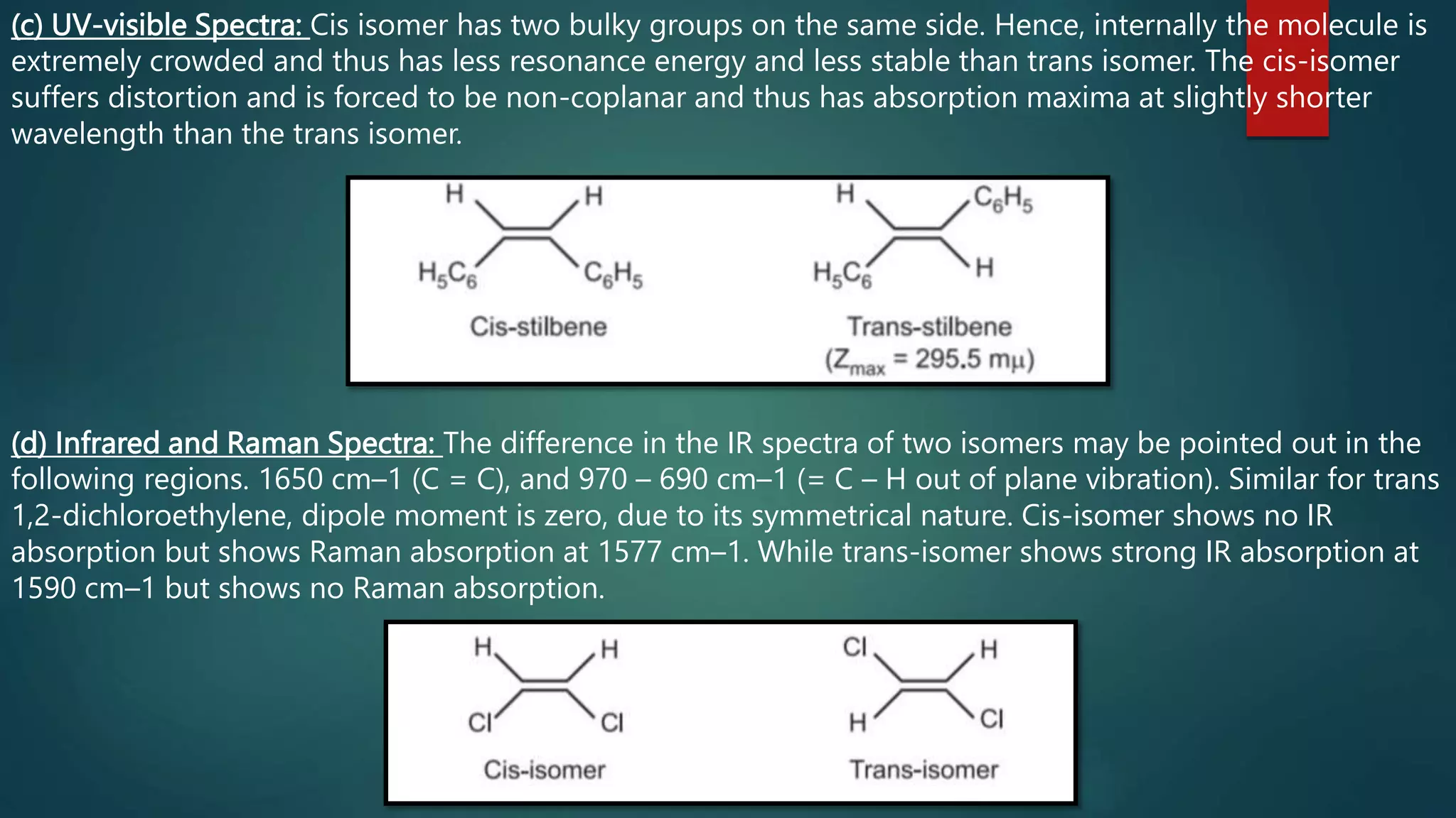 METHODS OF DETERMINATION OF CONFIGURATION OF GEOMETRICAL ISOMERS.pptx ...