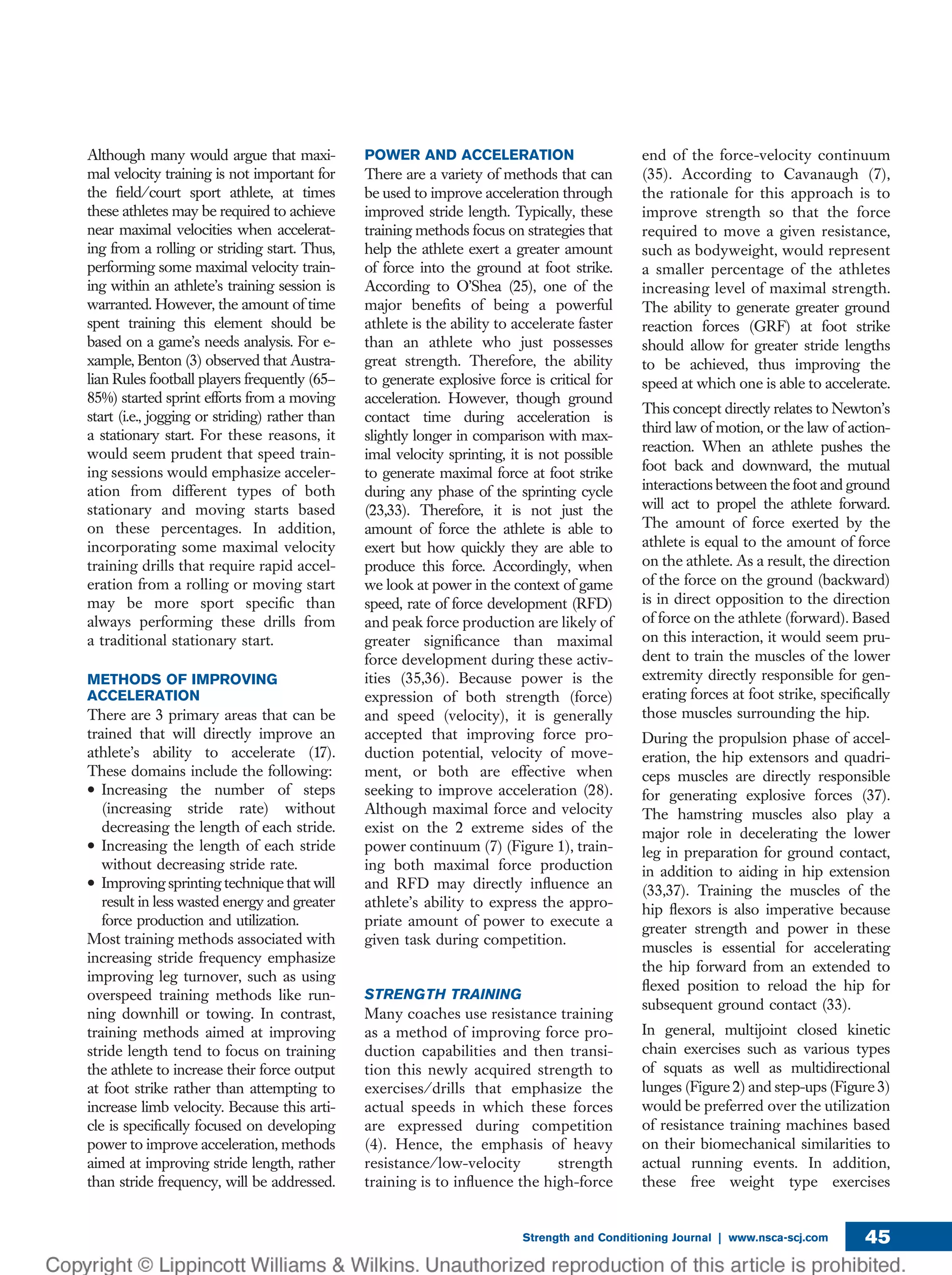 Methods of developing power to improve acceleration for the non track ...