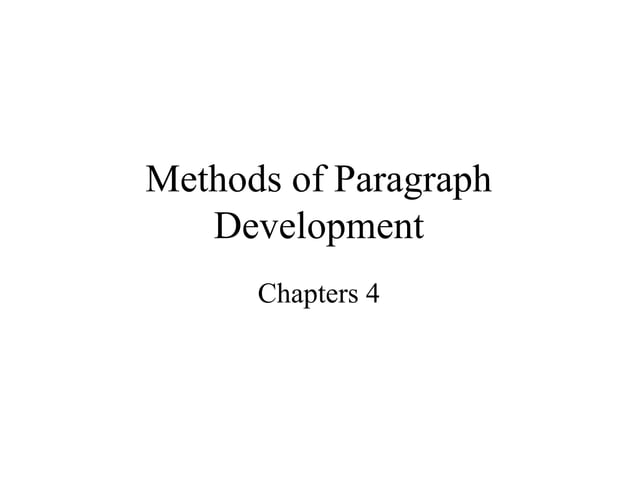 Methods of development practice | PPT