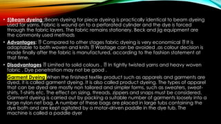 Textile Fibre - Methods of dyeing - Fabric.pptx