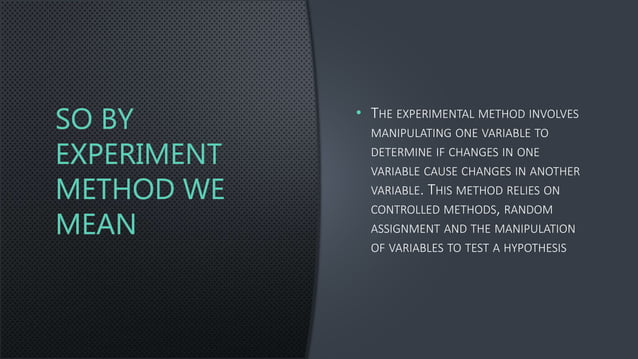 Methods of educational psychology | PPTX | Education