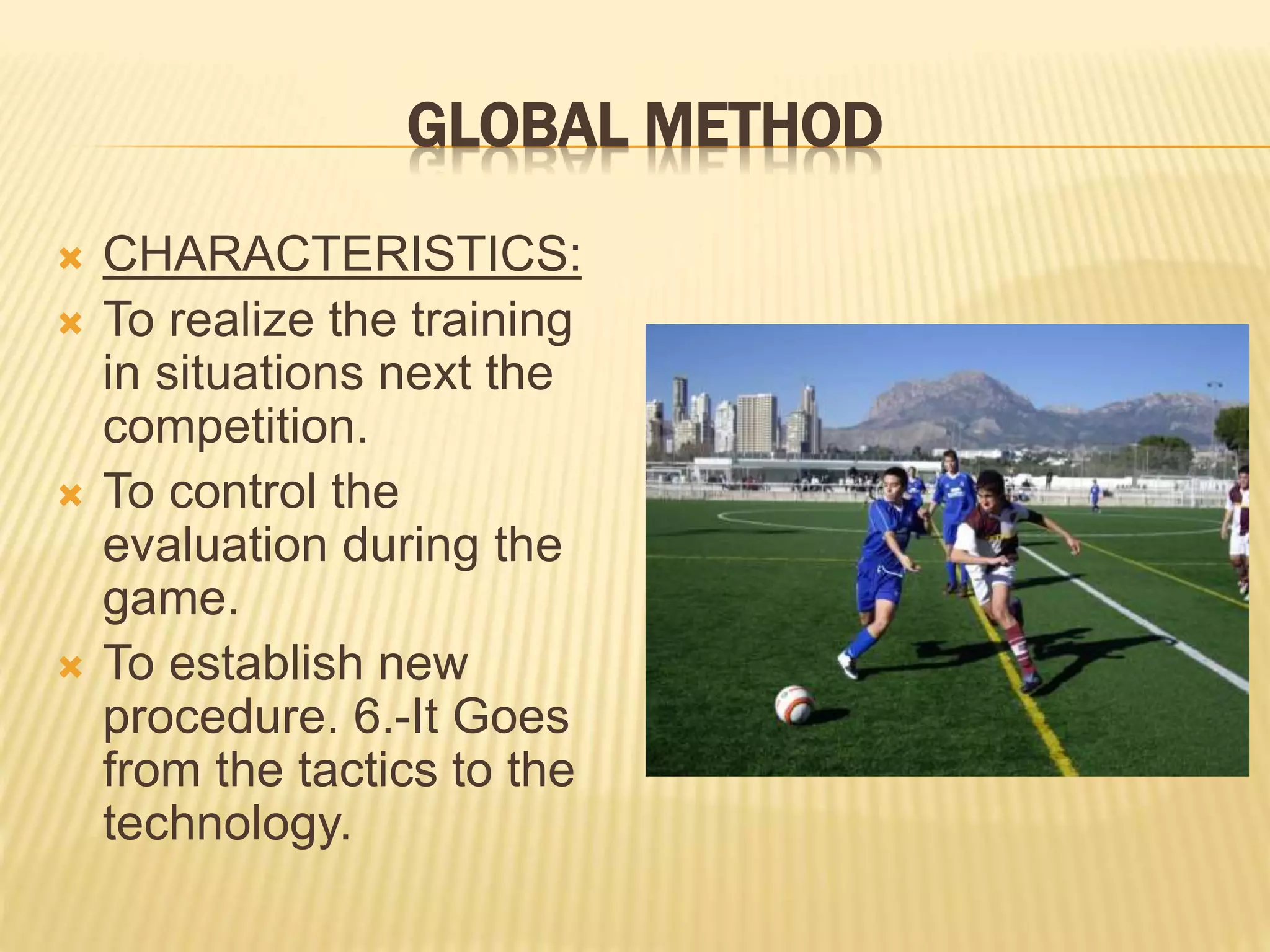 Methods of education of the technique children's football | PPTX