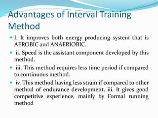 Methods of endurance | PPTX