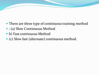 Methods of endurance | PPTX