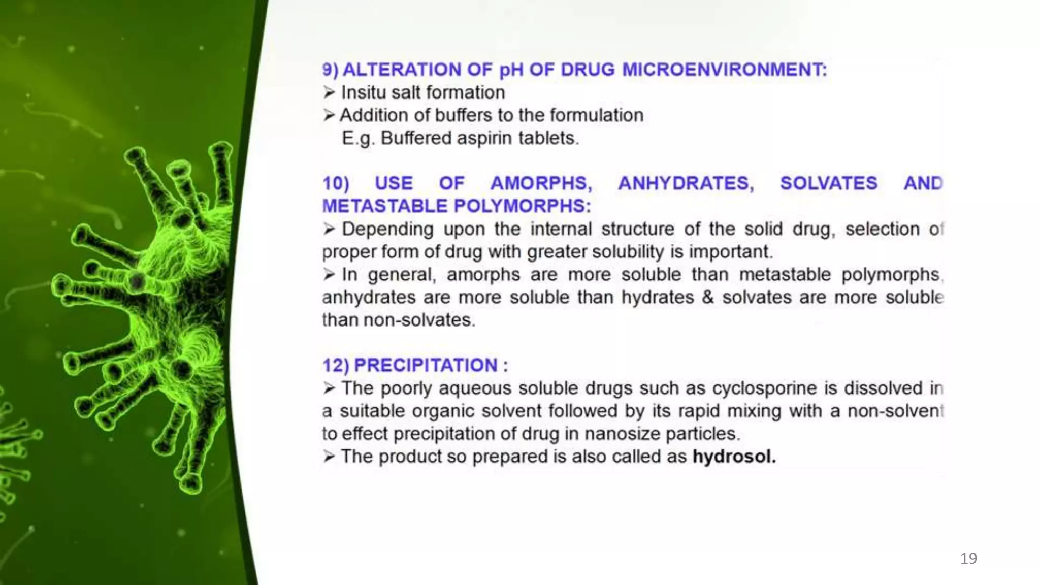 Methods of enhancing bioavailability of drugs | PPTX