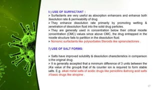 Methods of enhancing bioavailability of drugs | PPTX