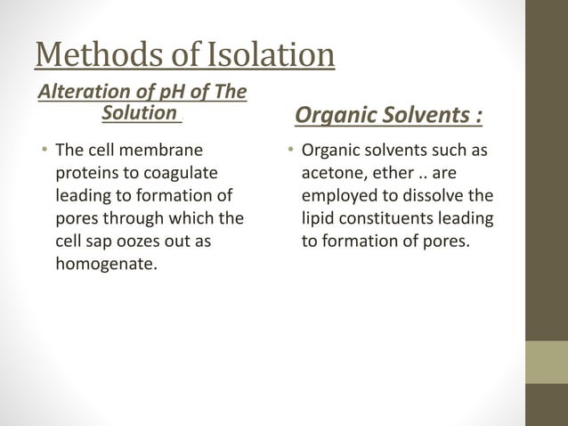 Methods Of Enzyme Isolation And Purification Ppt