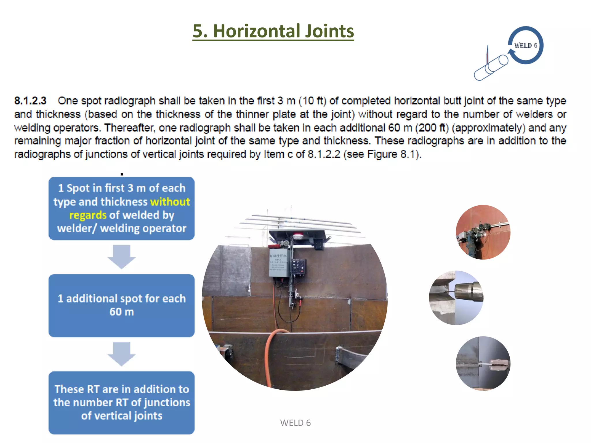 Methods of examination of joints(RT) - API 650 Tanks | PDF