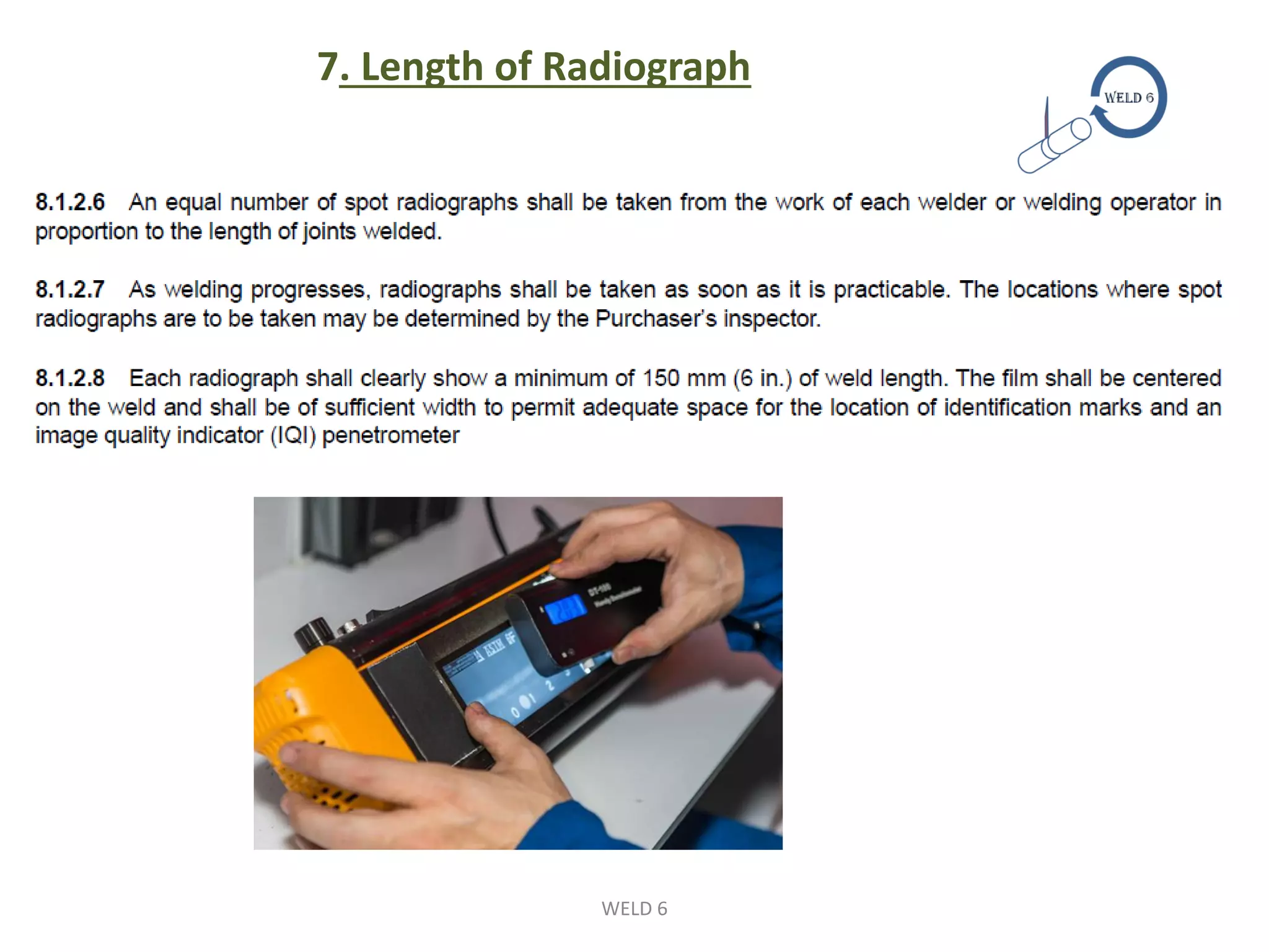 Methods of examination of joints(RT) - API 650 Tanks | PDF