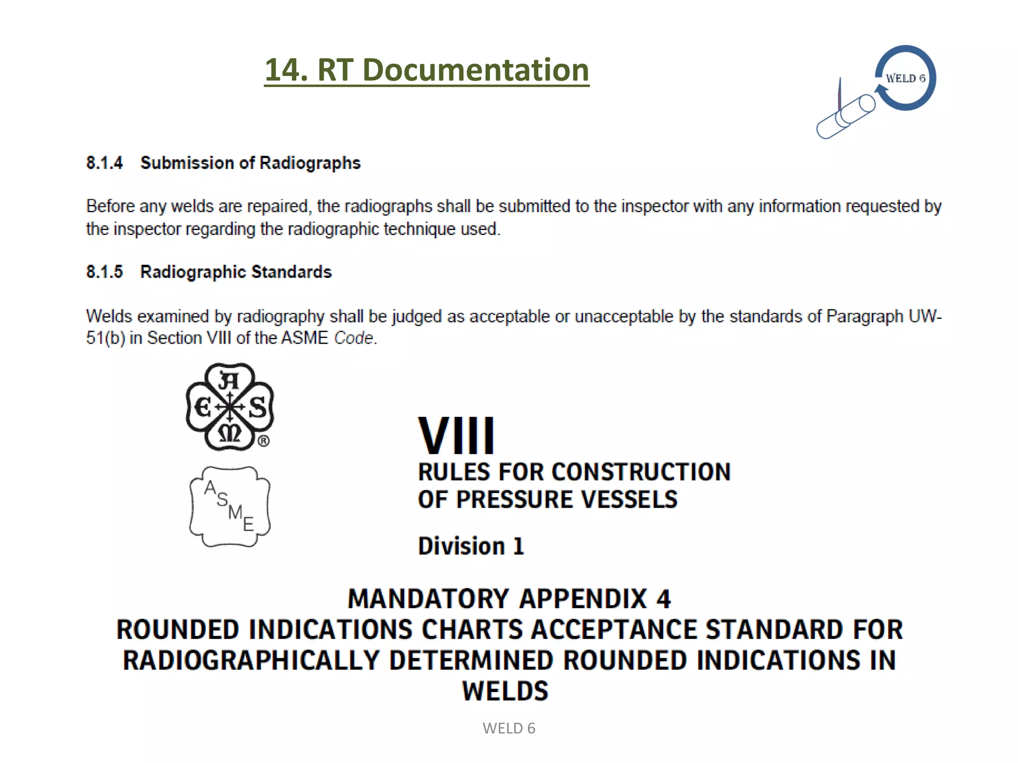 Methods of examination of joints(RT) - API 650 Tanks | PDF