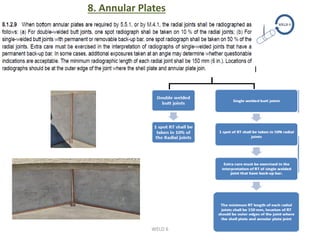Methods of examination of joints(RT) - API 650 Tanks | PDF