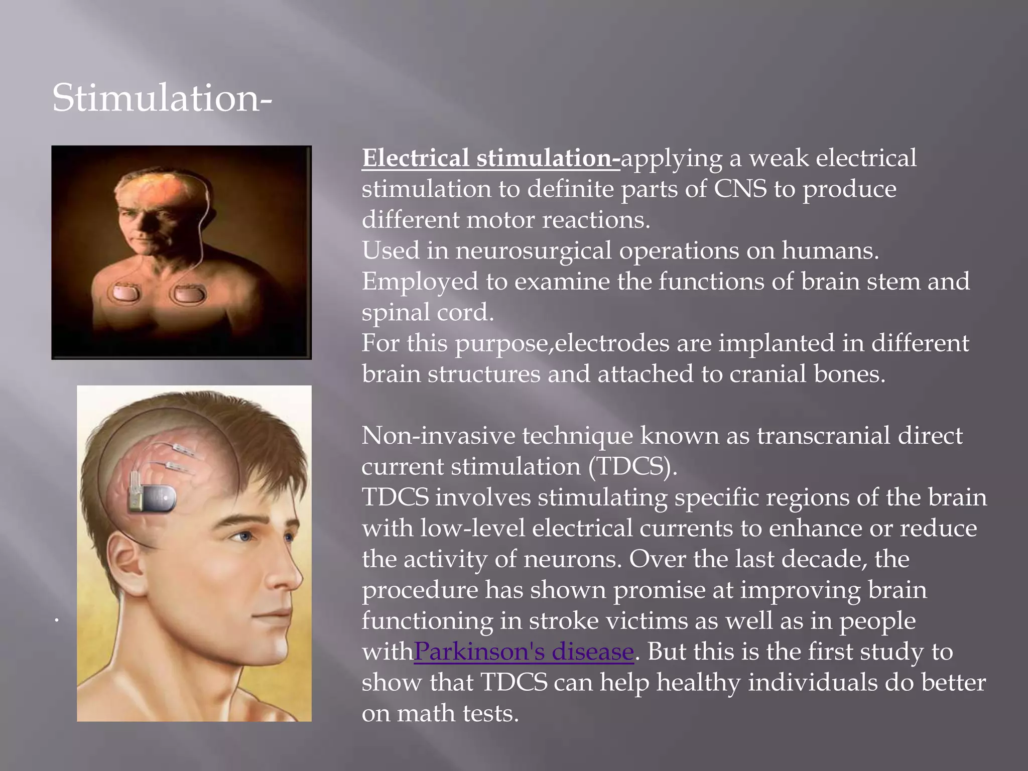 Methods of examining functions of CNS | PPTX | Brain and Nervous System ...