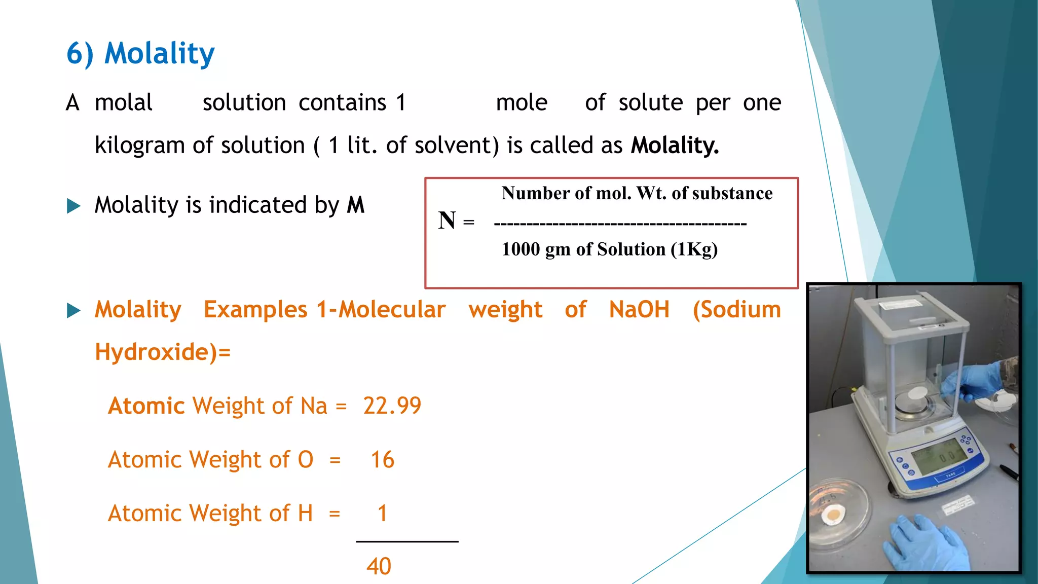 Methods of expressing concentration | PDF