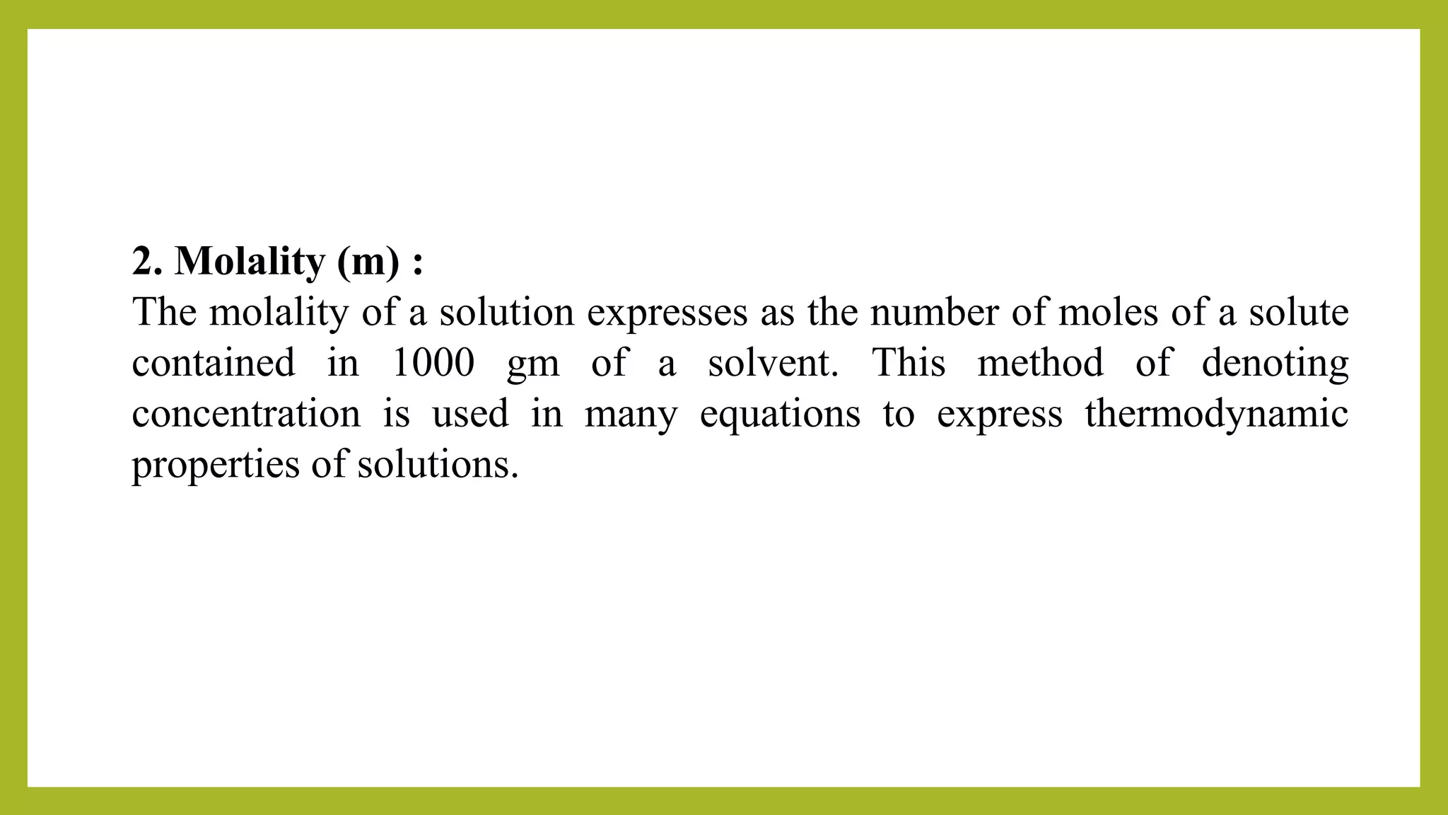 Methods of expressing concentration | PPTX | Chemistry | Science