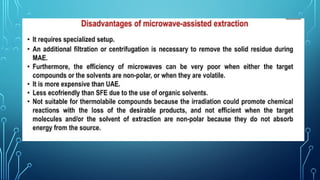 CONVENTIONAL AND MODERN METHODS OF EXTRACTION.pptx