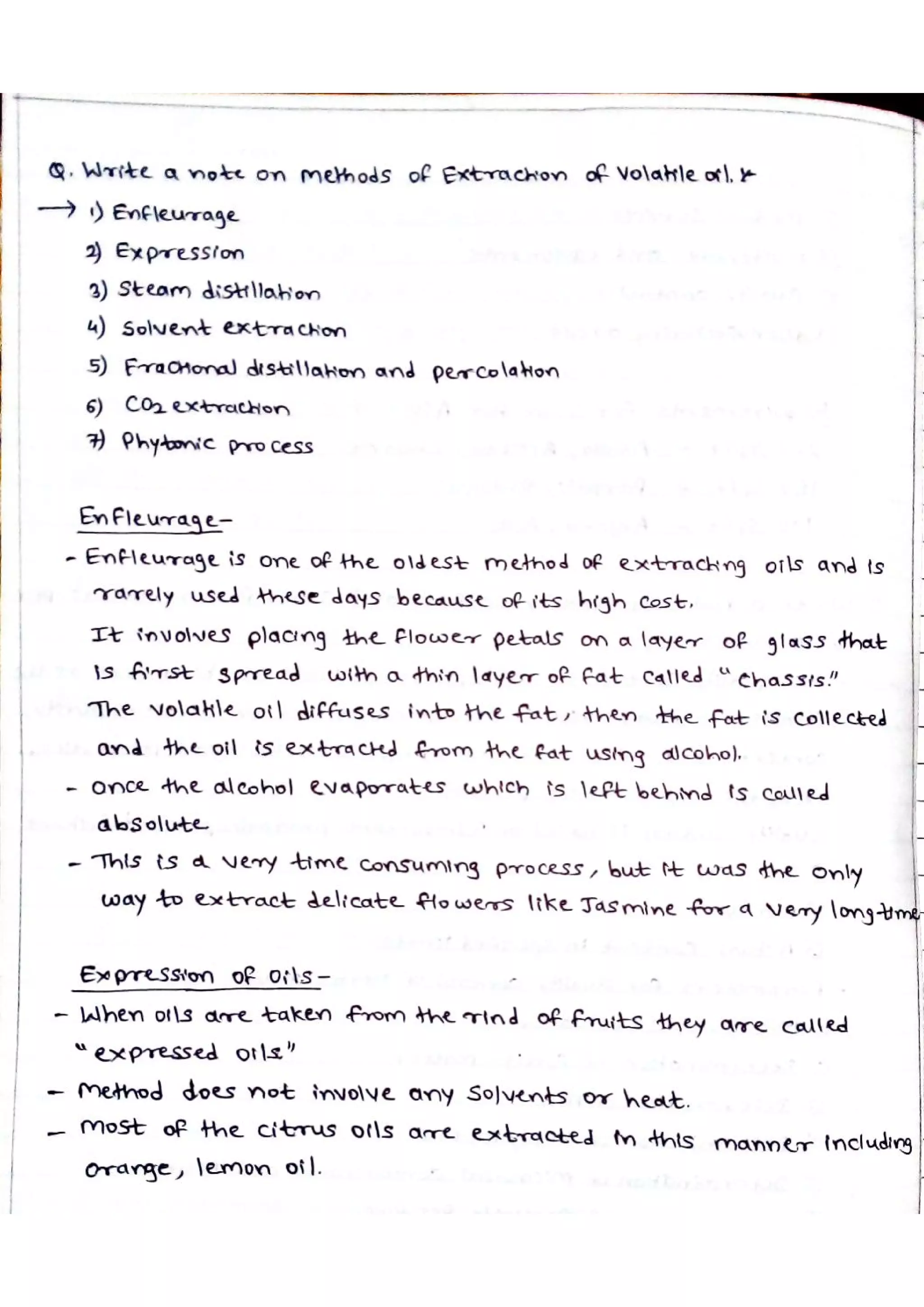 Methods Of Extraction Of Volatile Oil Pdf