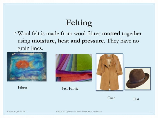 Methods of Fabric Construction | PPTX