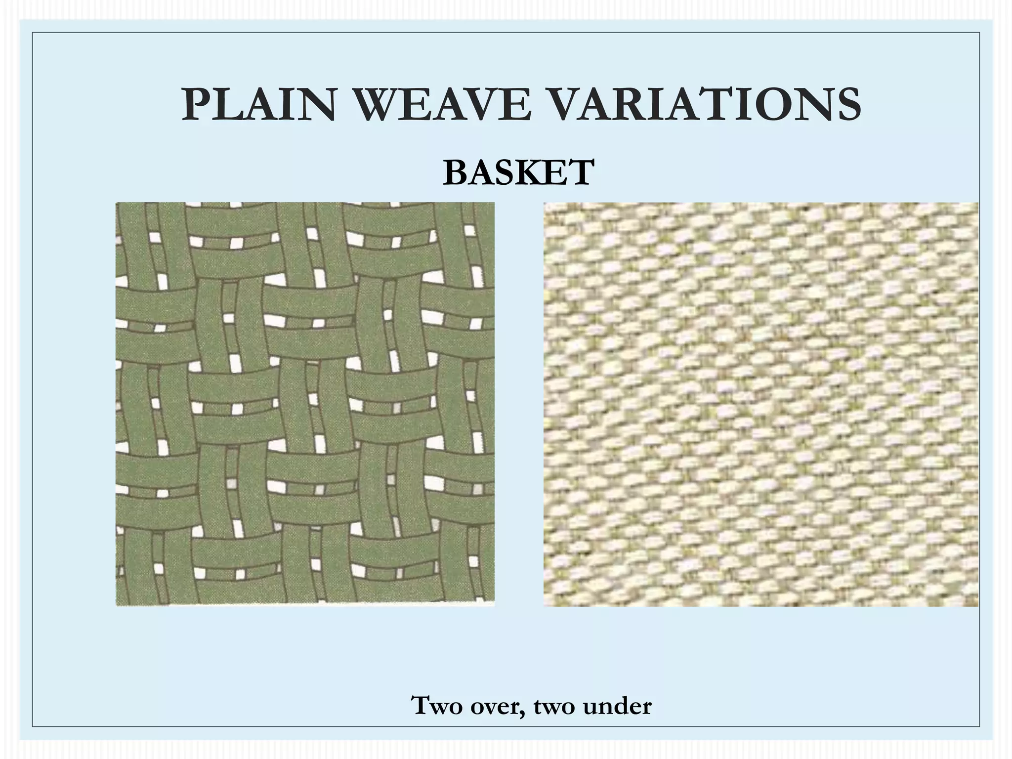 Methods of Fabric Construction | PPTX