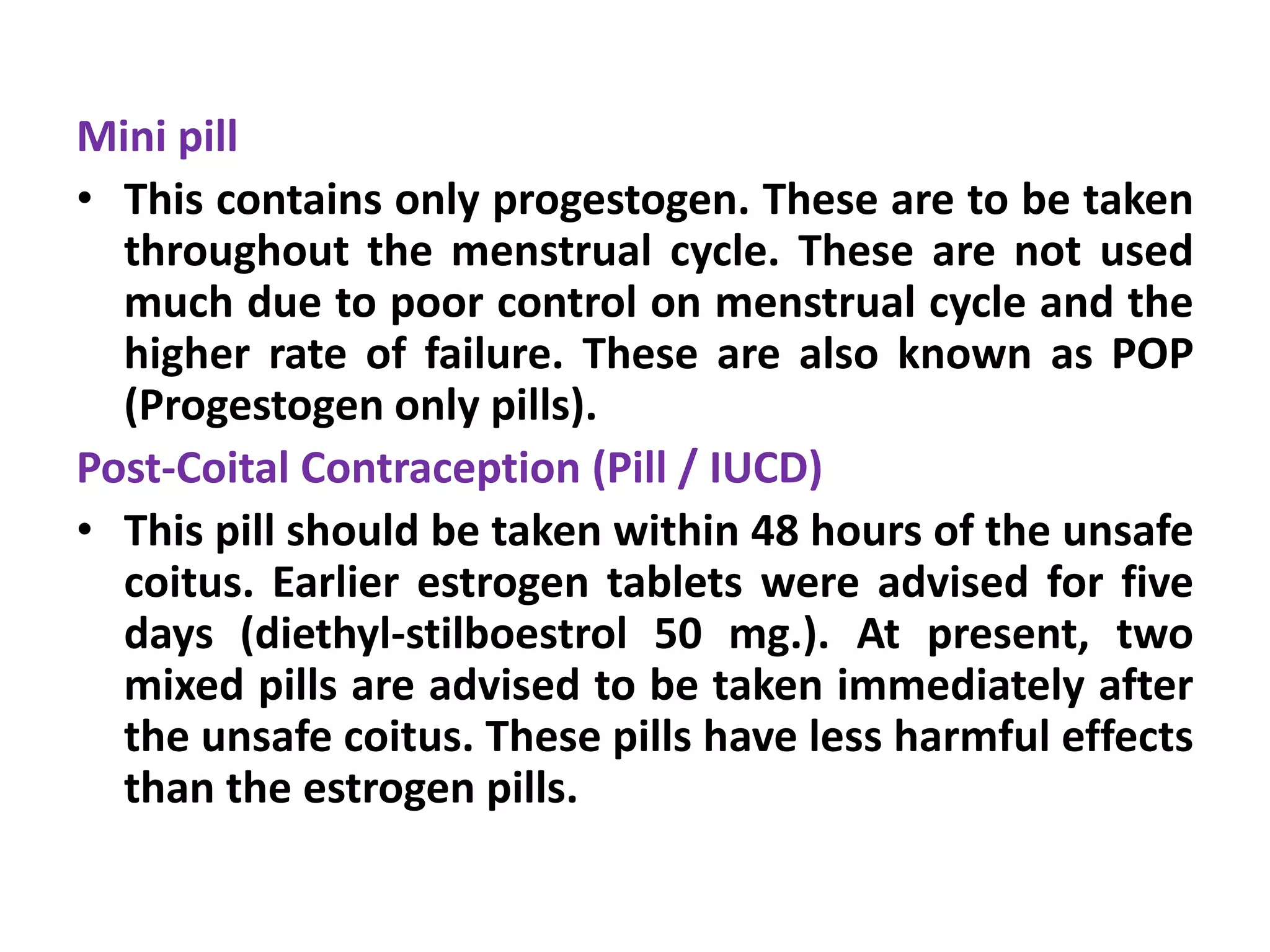 Methods of family planning | PPTX