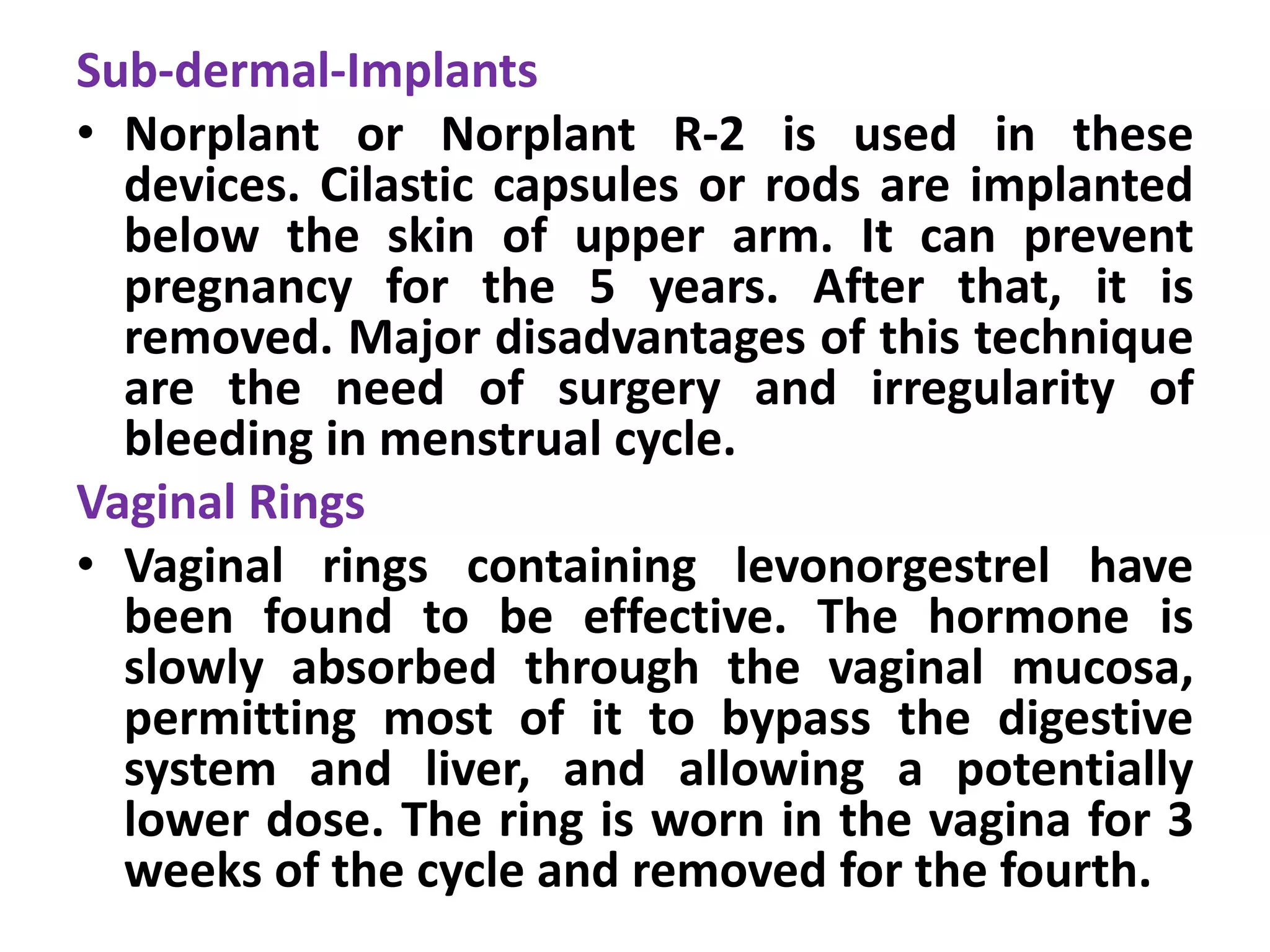 Methods of family planning | PPTX