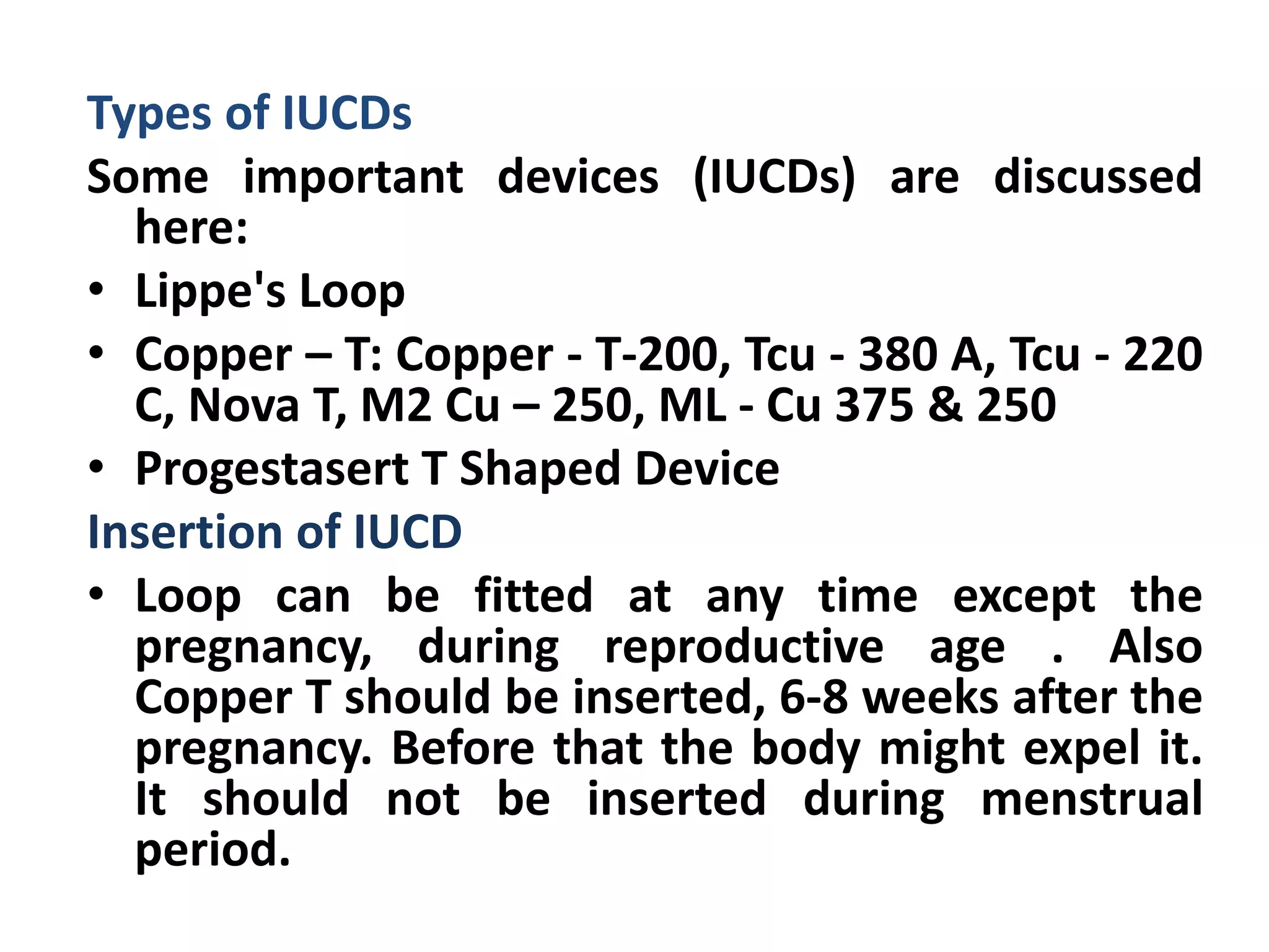Methods of family planning | PPTX