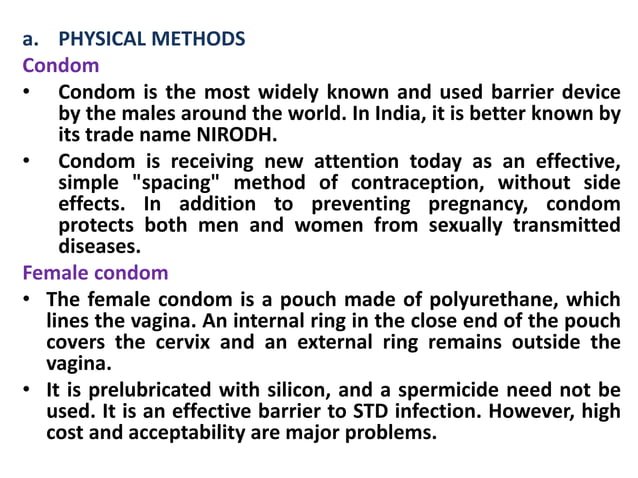 Methods of family planning | PPTX | Birth Control | Reproductive Health