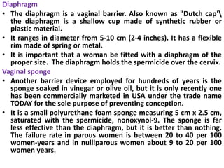 Methods of family planning | PPTX