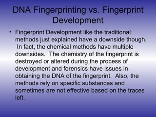 Methods Of Fingerprinting: Chris Strein | PPT