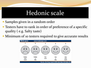 Methods of flavor evaluation | PPTX