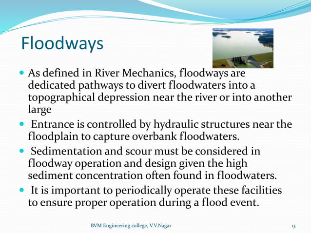 Methods of flood control | PPTX