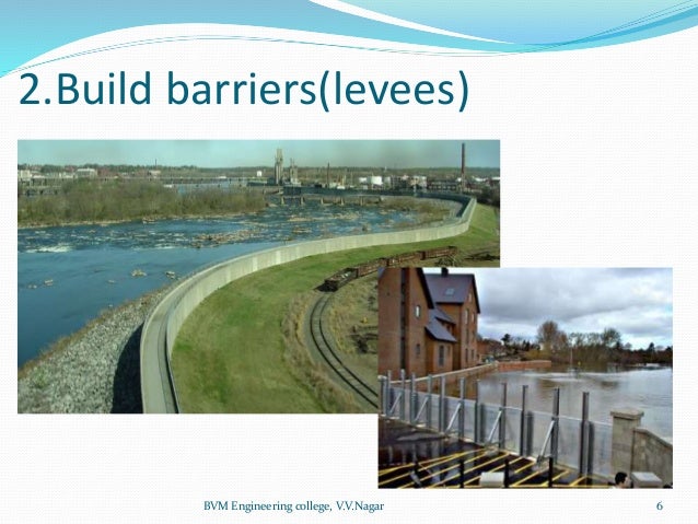 Methods of flood control