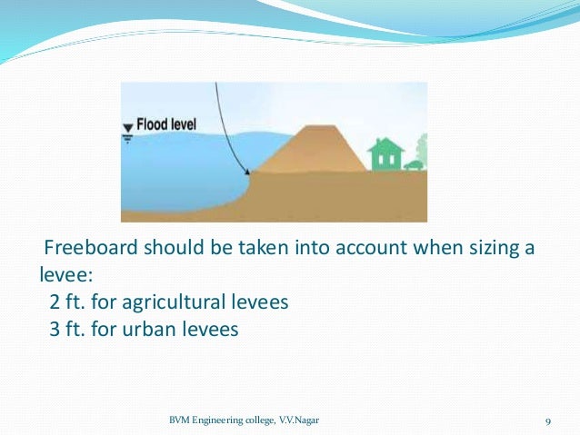 Methods of flood control
