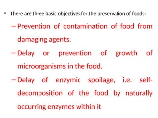 Methods of Food preservation followed by | PPTX