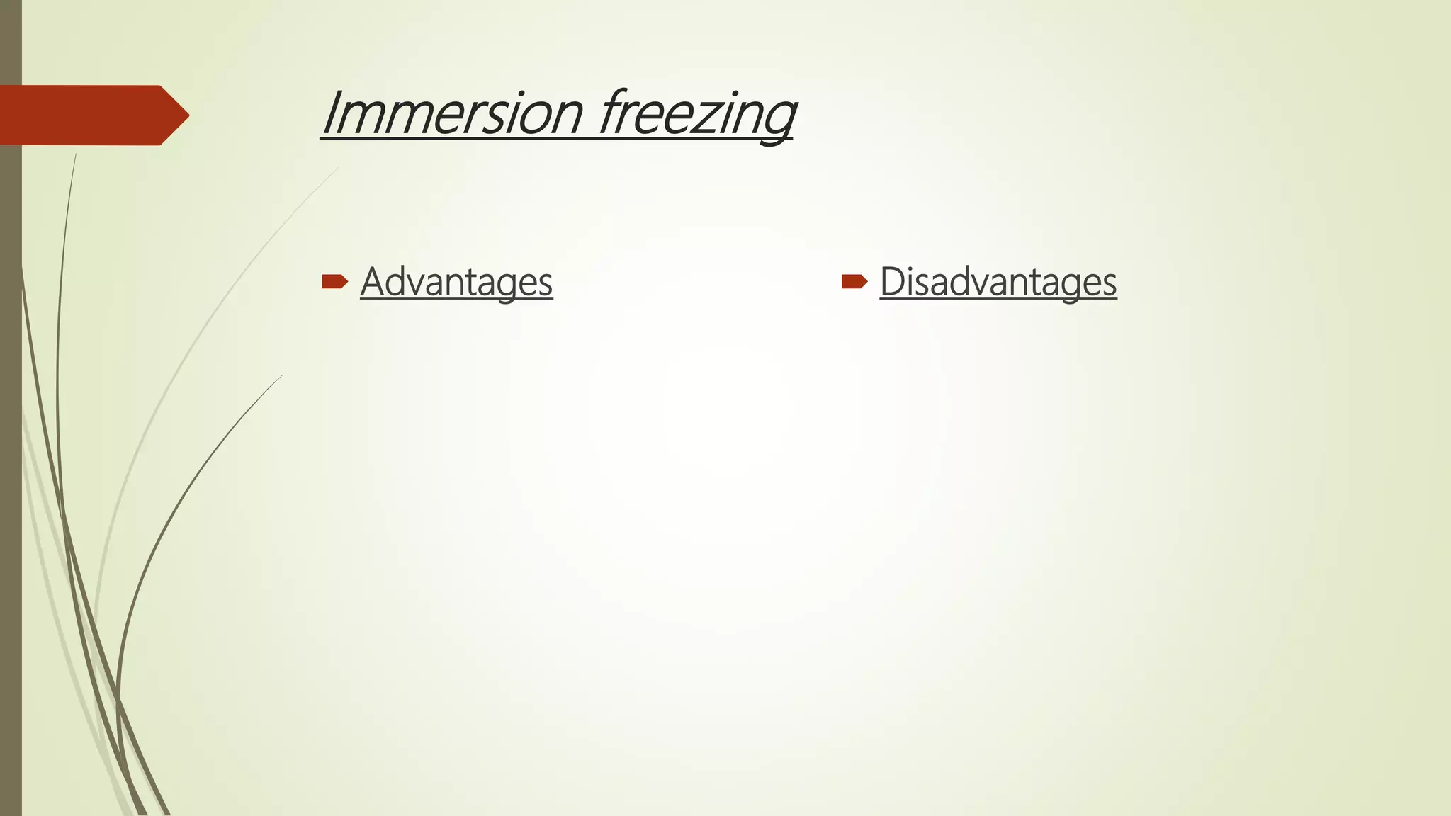 Methods of freeezing | PPTX